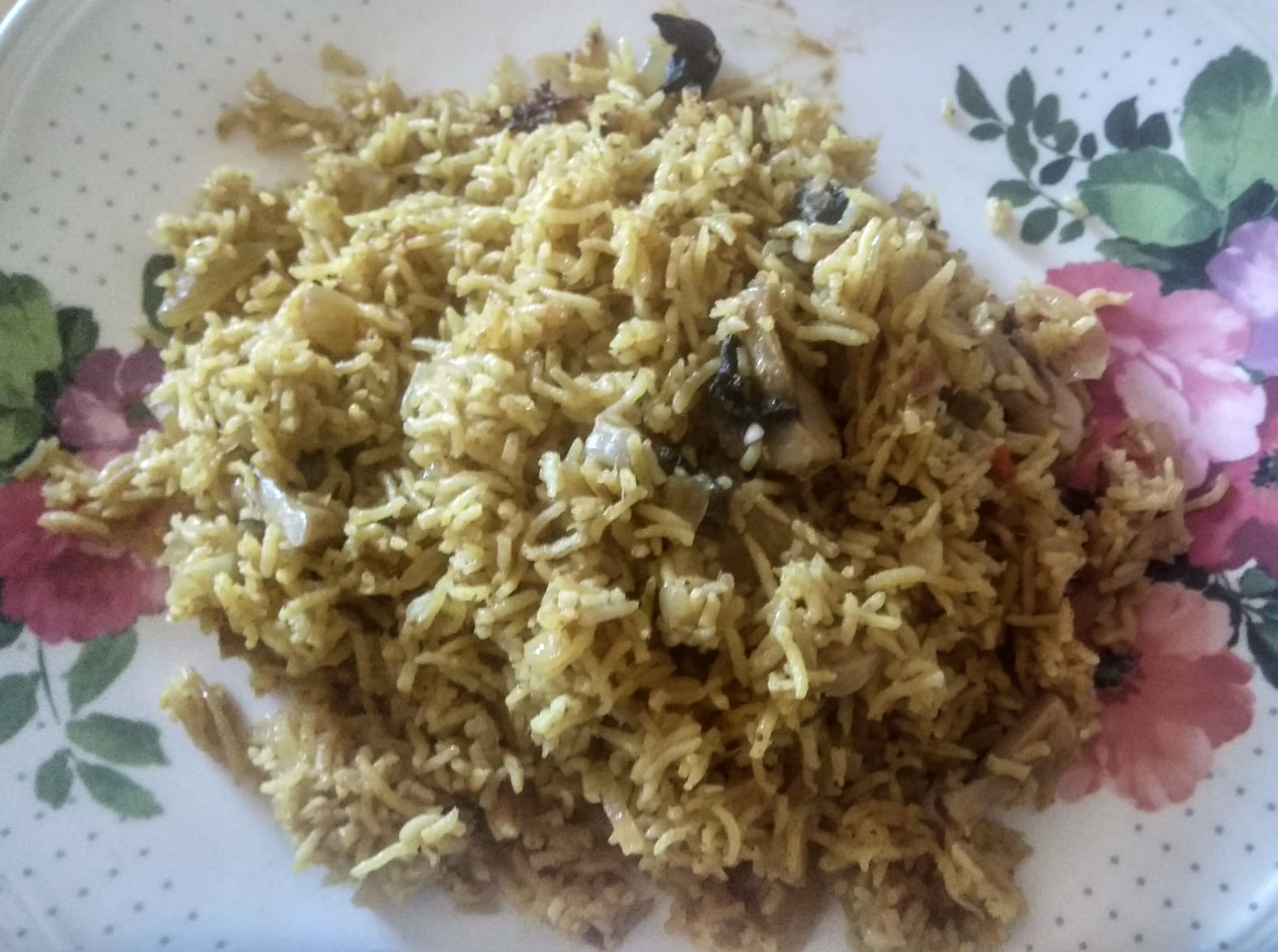 Mushroom Biryani | Kalan Biryani recipe - nams corner