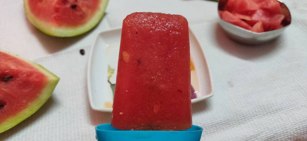 Watermelon Popsicle | Watermelon Lemon Popsicle | Watermelon Ice Pops ...