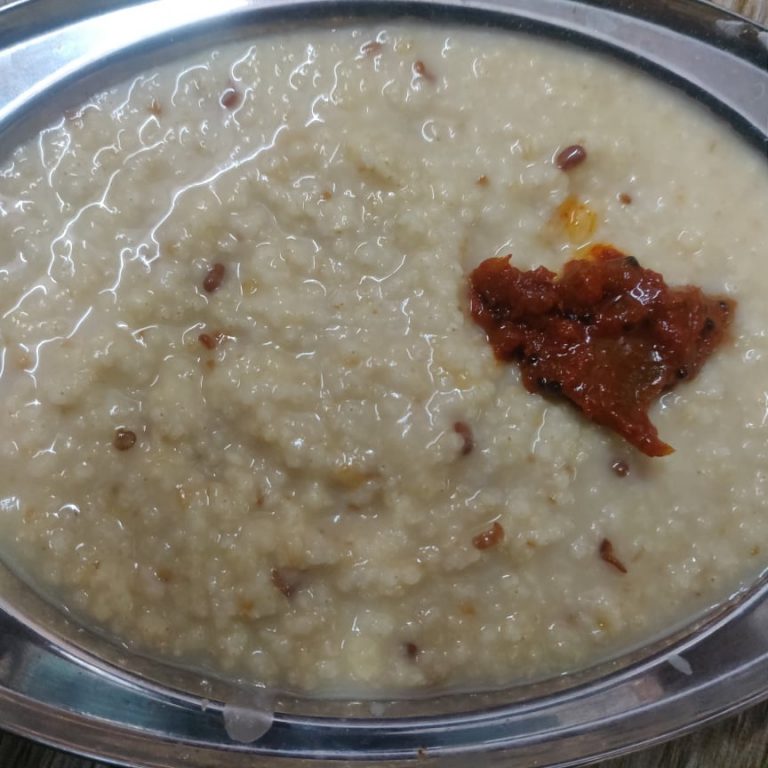 Foxtail Millet Porridge Recipe | Millet Porridge using Coconut Milk ...