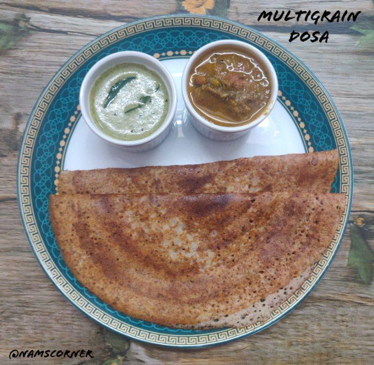 Multigrain Dosa Recipe | Healthy Dosa with different grains and pulses ...