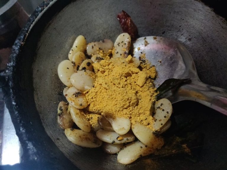 Double Beans Sundal Recipe | Double Beans Masala Sundal - nams corner