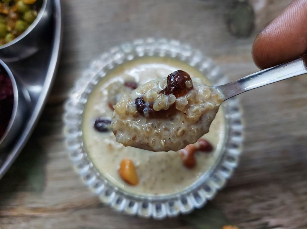 Quinoa Kheer Recipe | Quinoa Payasam recipe - Navirundu